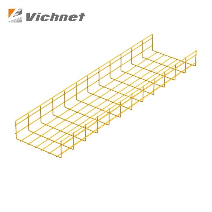 Latest Wire Mesh Cable Tray Price List Under Desk Cable Management Tray